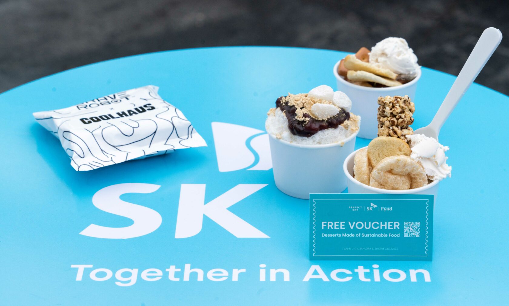 SK Inc. Showcases Sustainable Food, K-Bingsu, at CES 2023 | SK
